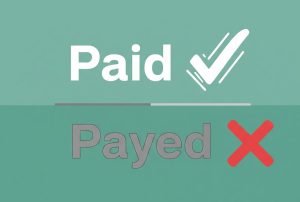 Paid vs. Payed: Understanding the Correct Past Tense of “Pay ...